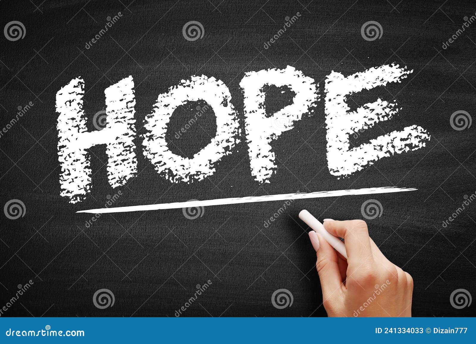 HOPE - Hanging Onto Positive Expectations Acronym, Concept on ...