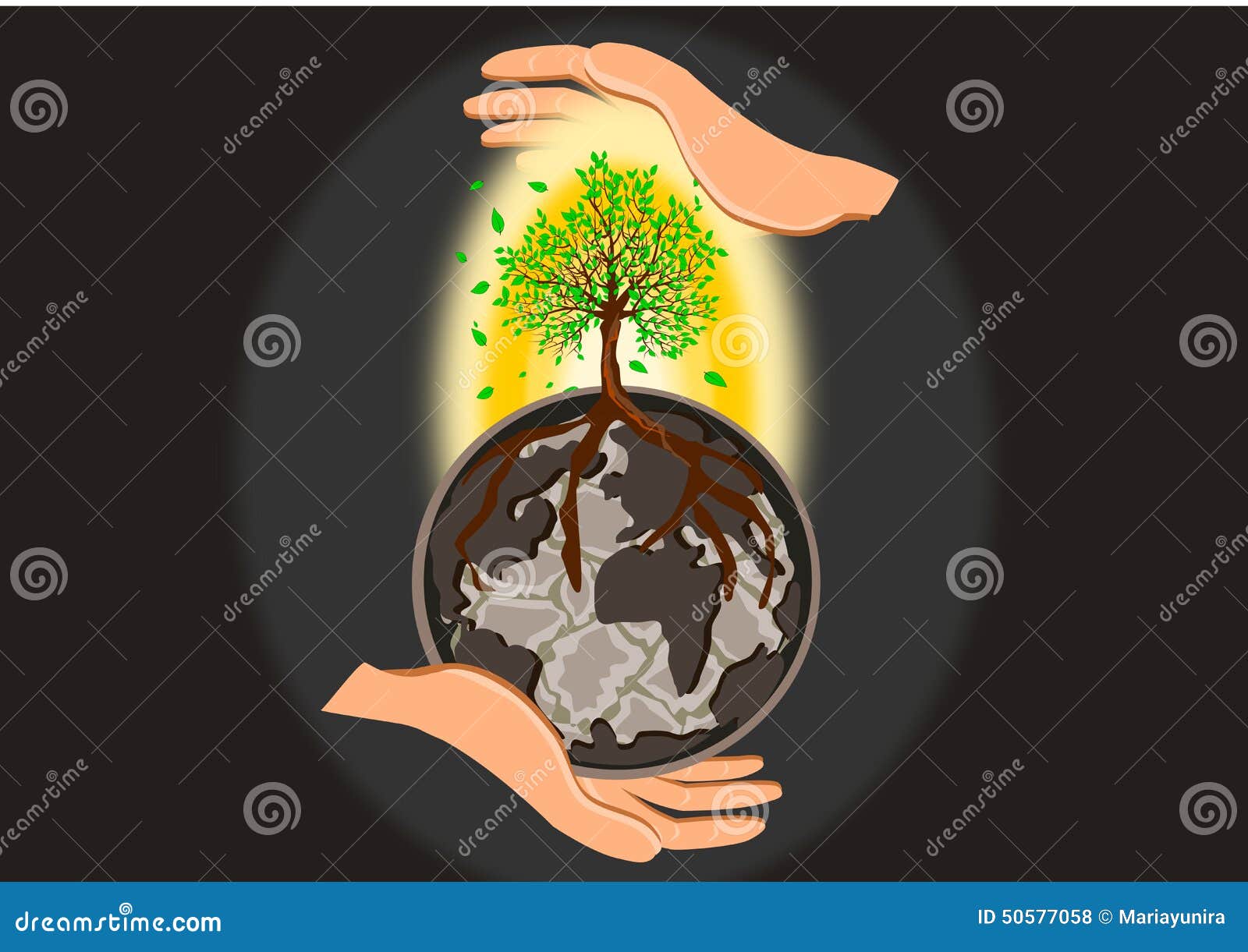 Hope stock illustration. Illustration of protect, shining - 50577058