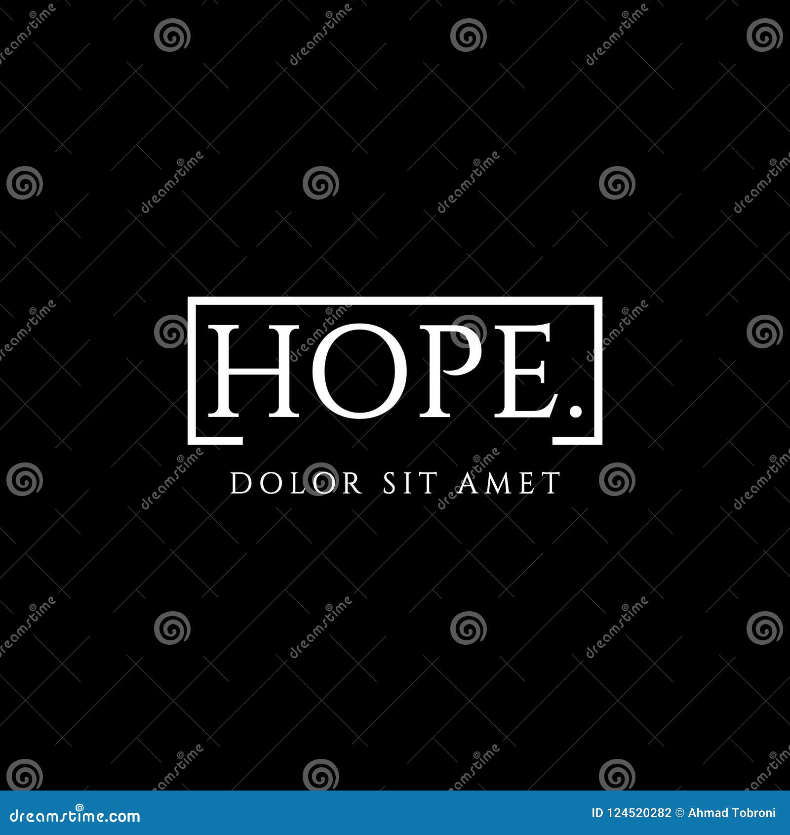 Hope Logo Vector Template Design Illustration Stock Vector ...