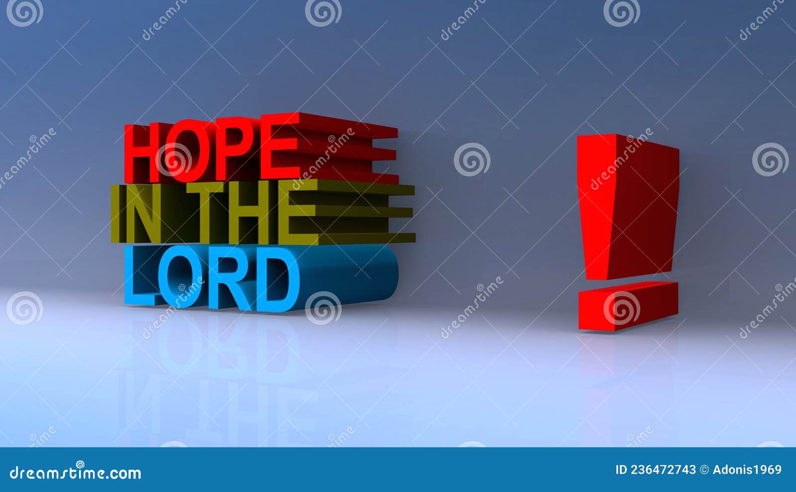Hope in the lord on blue stock illustration. Illustration of graph ...