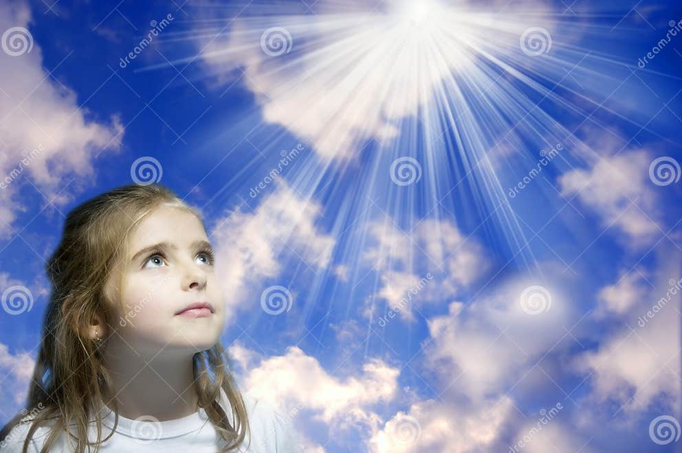 Hope for miracles stock photo. Image of future, girl - 13571136