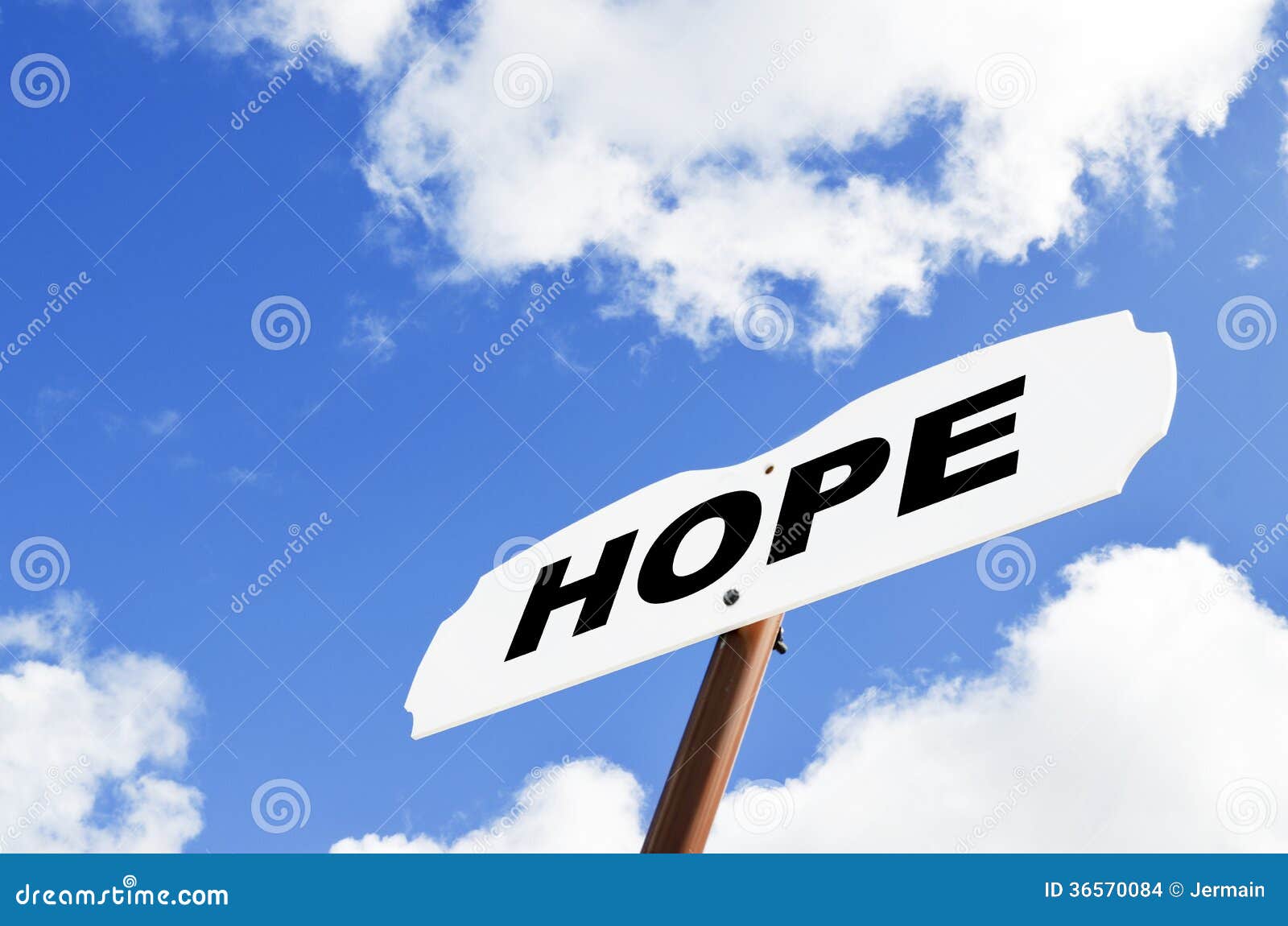 Hope sign stock photo. Image of earth, blue, height, strength - 36570084