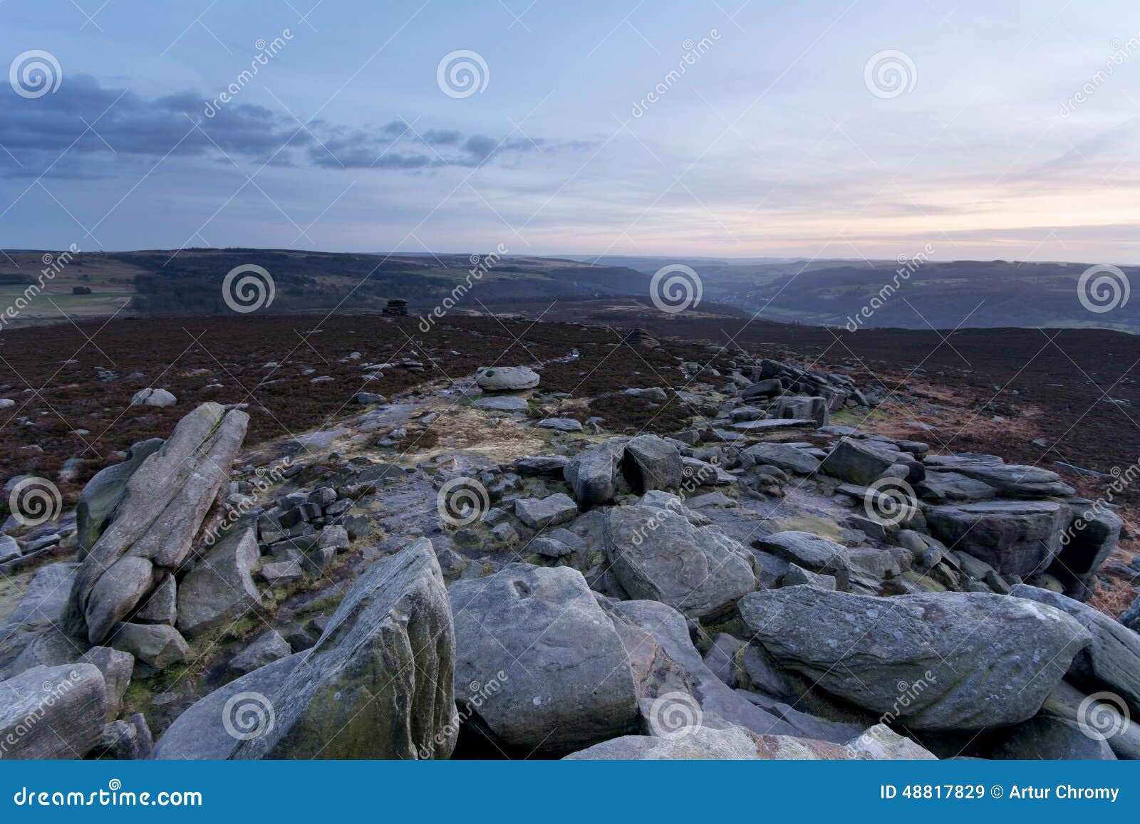 Hope Valley stock image. Image of stunning, valley, blue - 48817829