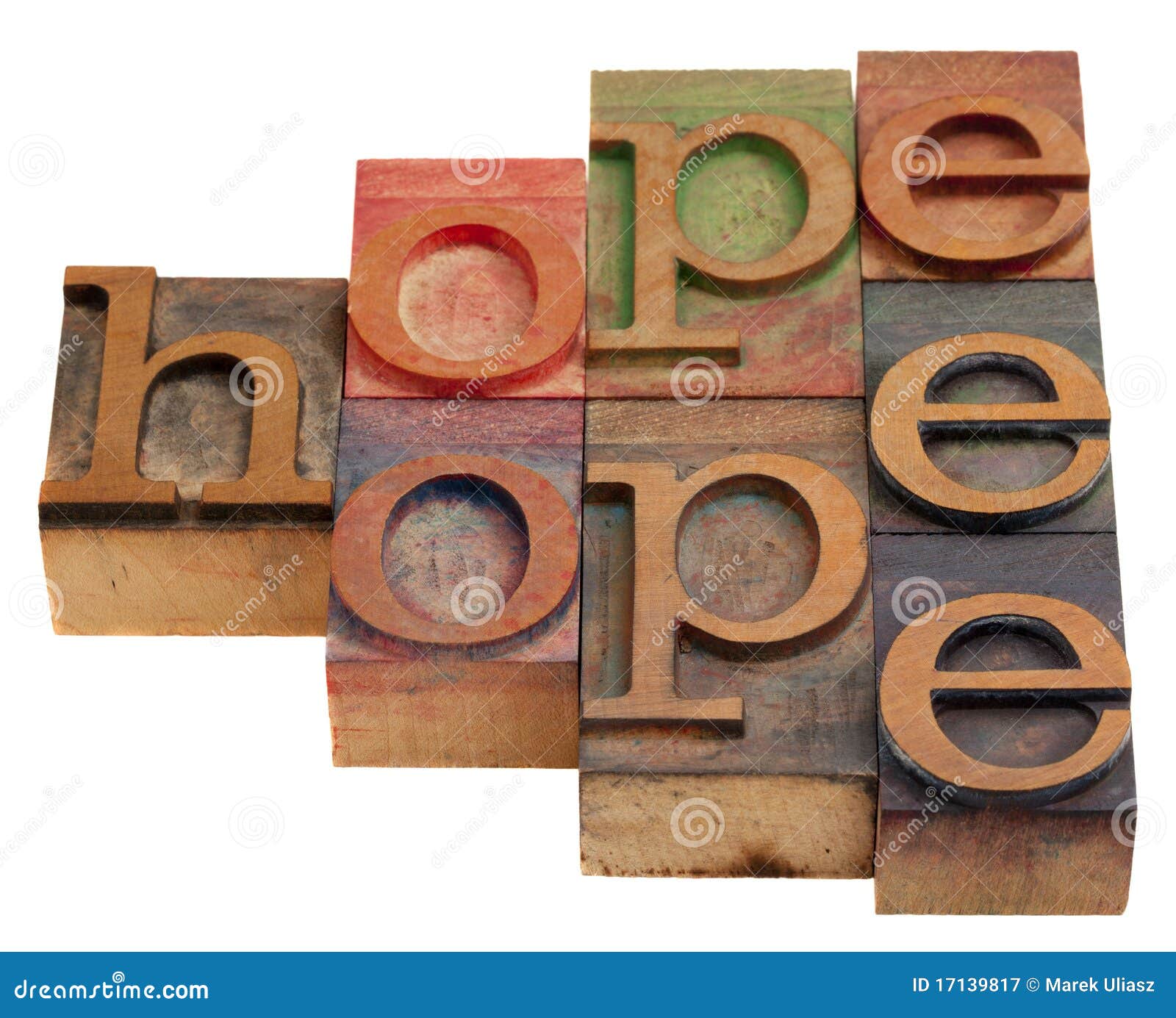 Hope word abstract stock image. Image of longing, printing - 17139817