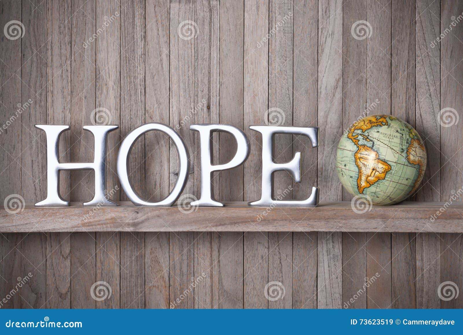 Hope World Globe Background Royalty-Free Stock Photography ...