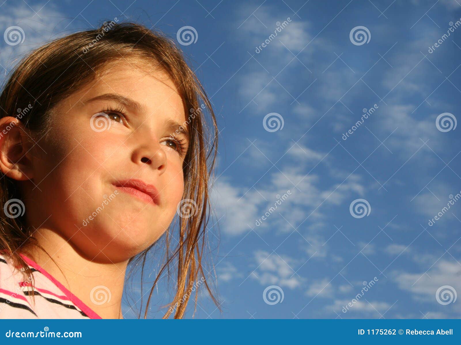 Hopeful Confident Child stock photo. Image of skies, child - 1175262