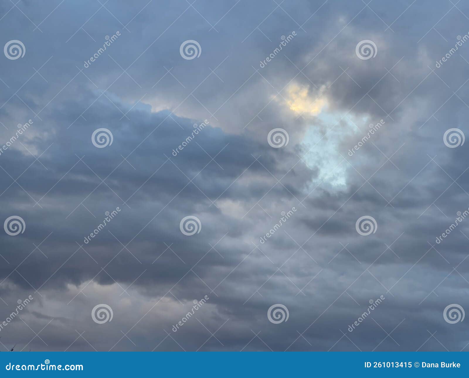 Hopeful patch of blue sky stock image. Image of anticipation - 261013415
