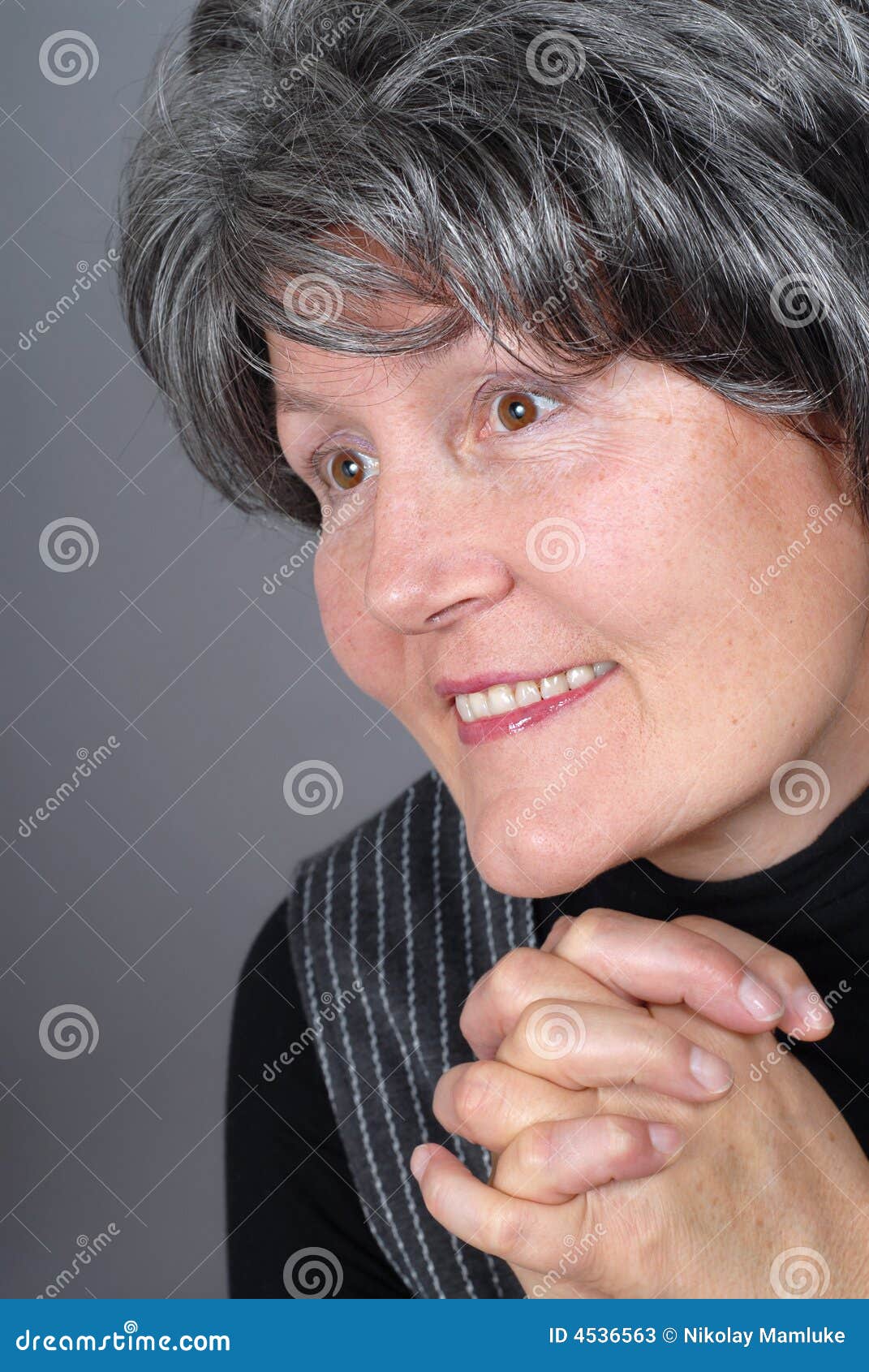 Hopeful portrait stock image. Image of comfortable, aging - 4536563