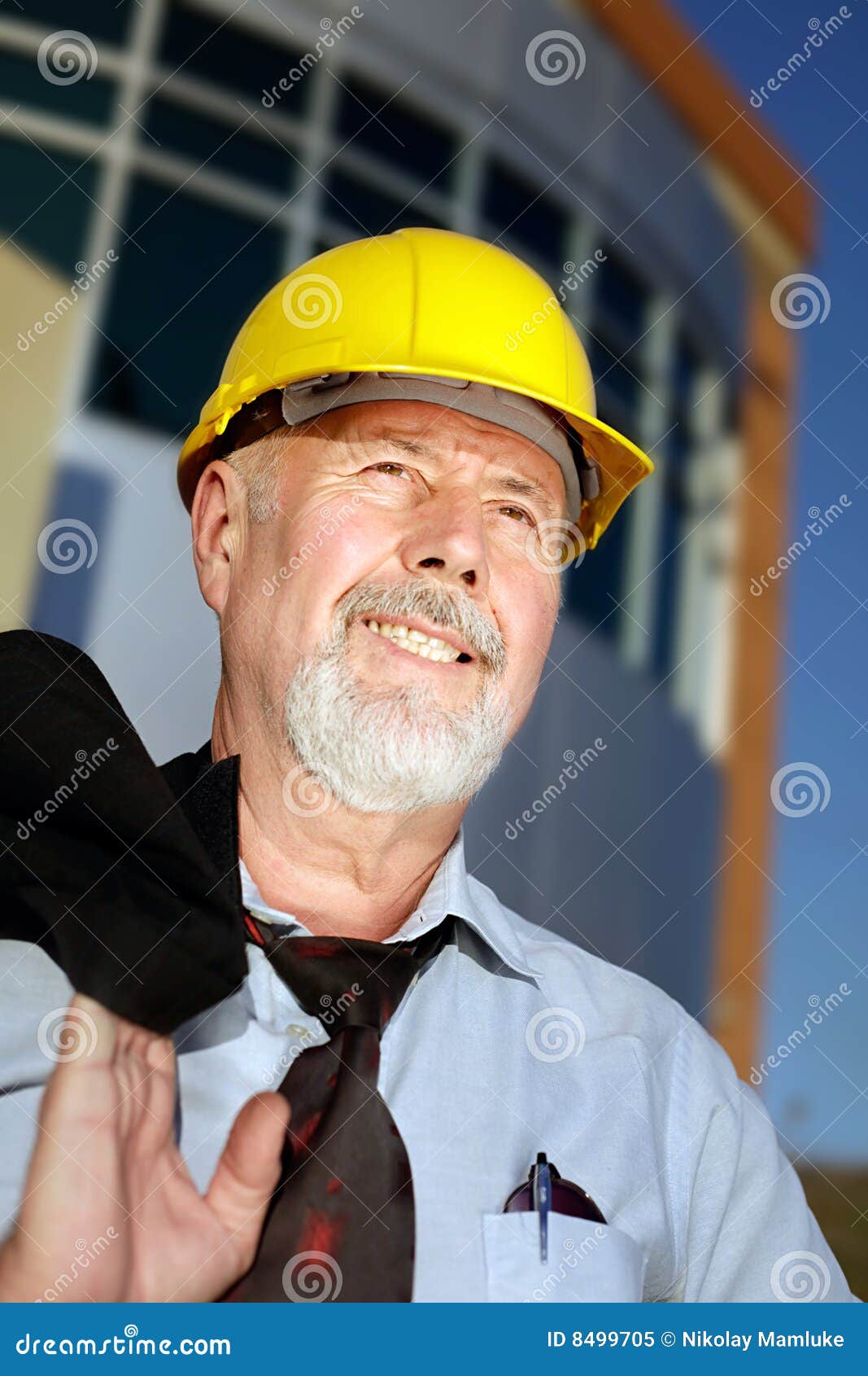 Hopeful, Successful Engineer Stock Image - Image of architecture ...