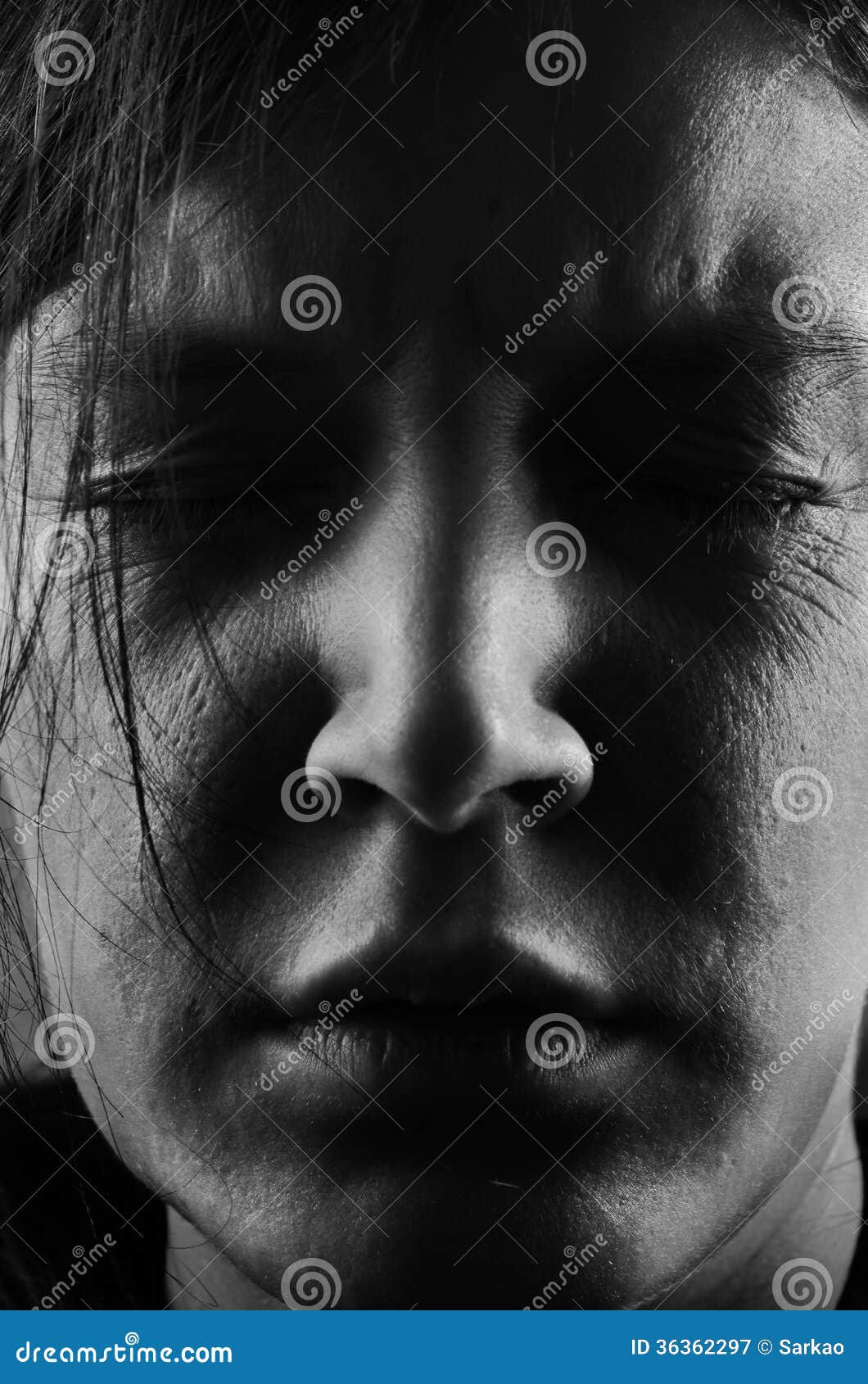 Hopeless Woman Face Royalty-Free Stock Photography | CartoonDealer.com ...