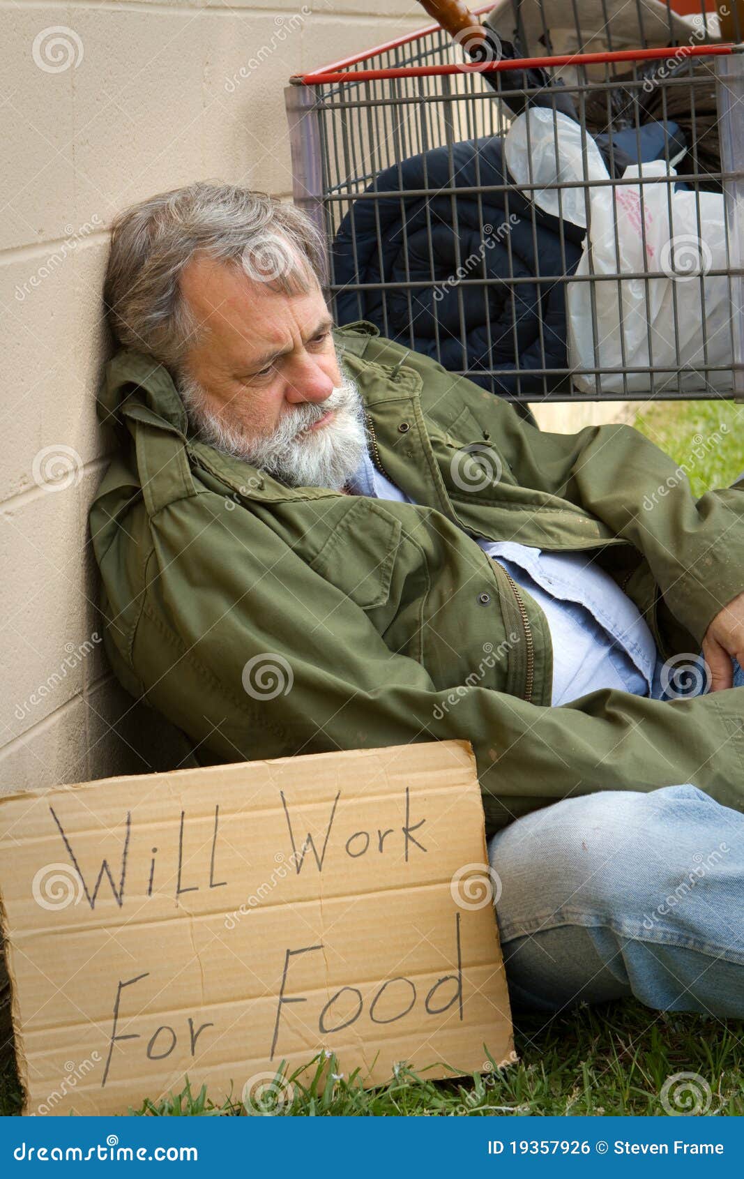 Hopeloze Daklozen stock foto. Image of mensen, volwassen - 19357926