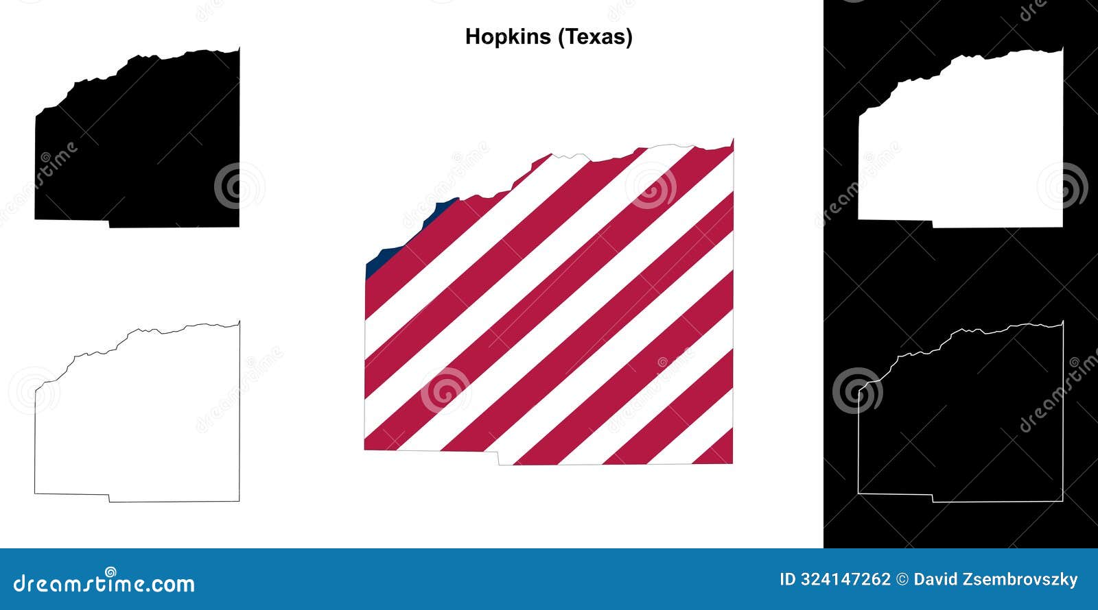 Hopkins outline map stock illustration. Illustration of boundaries ...