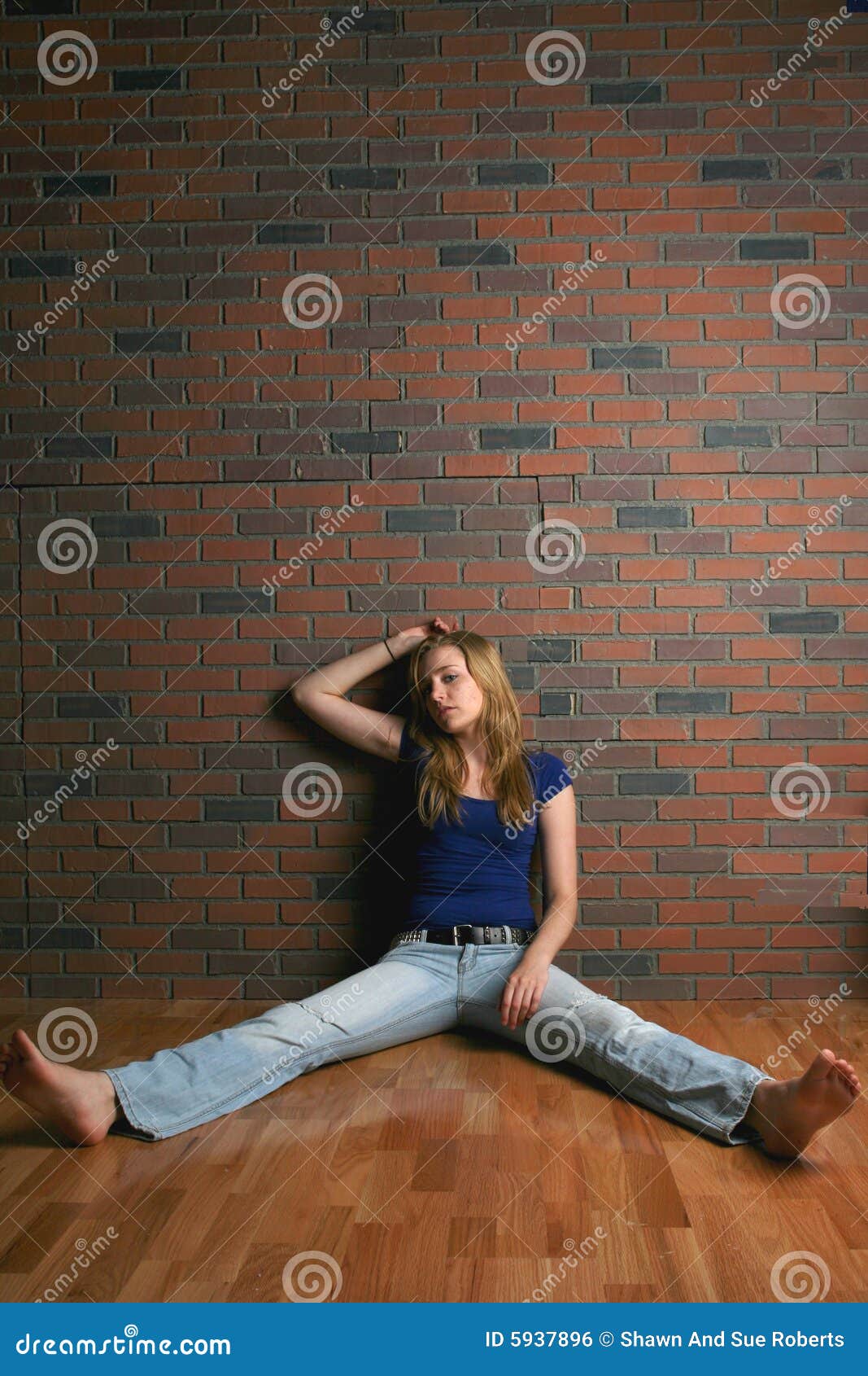 Hopless woman stock photo. Image of young, despair, wood - 5937896