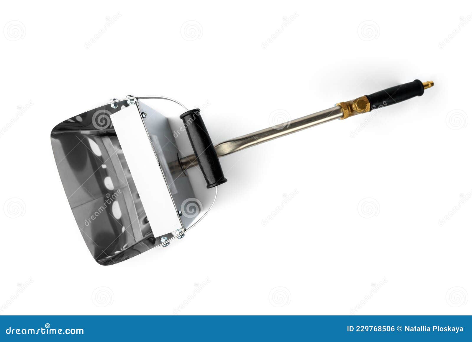 Hopper Bucket for Plastering Wall Isolated on White Background. Stock ...