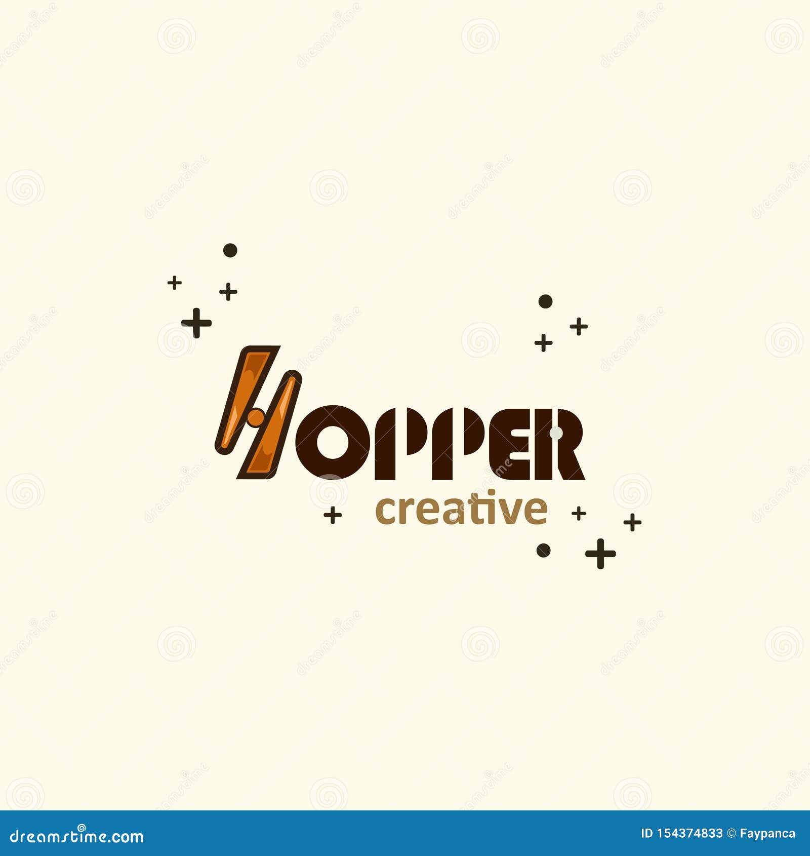 Hopper stock vector. Illustration of logo, creative - 154374833