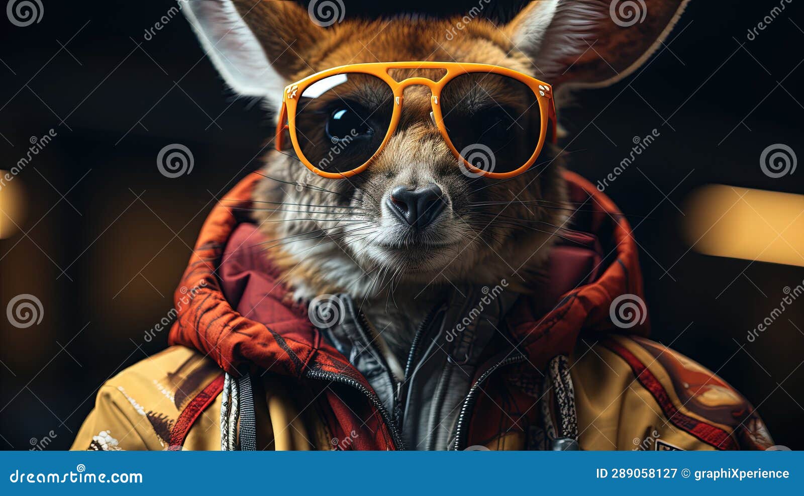 Hopper the Hip-Hop Kangaroo Stock Illustration - Illustration of ...