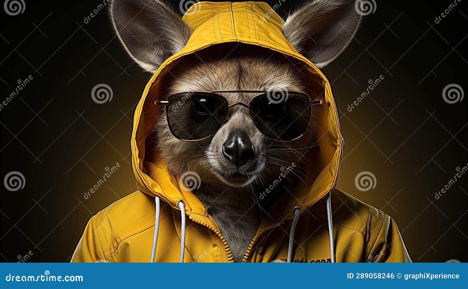 Hopper the Hip-Hop Kangaroo Stock Illustration - Illustration of unique ...