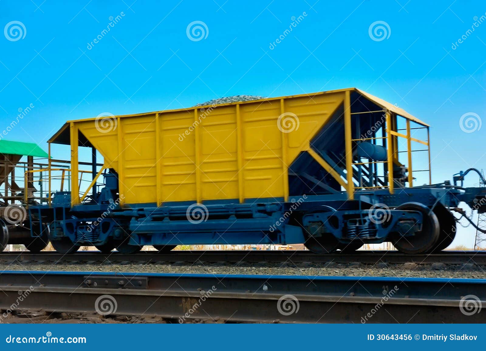 Hopper wagon stock photo. Image of rail, containers, move - 30643456