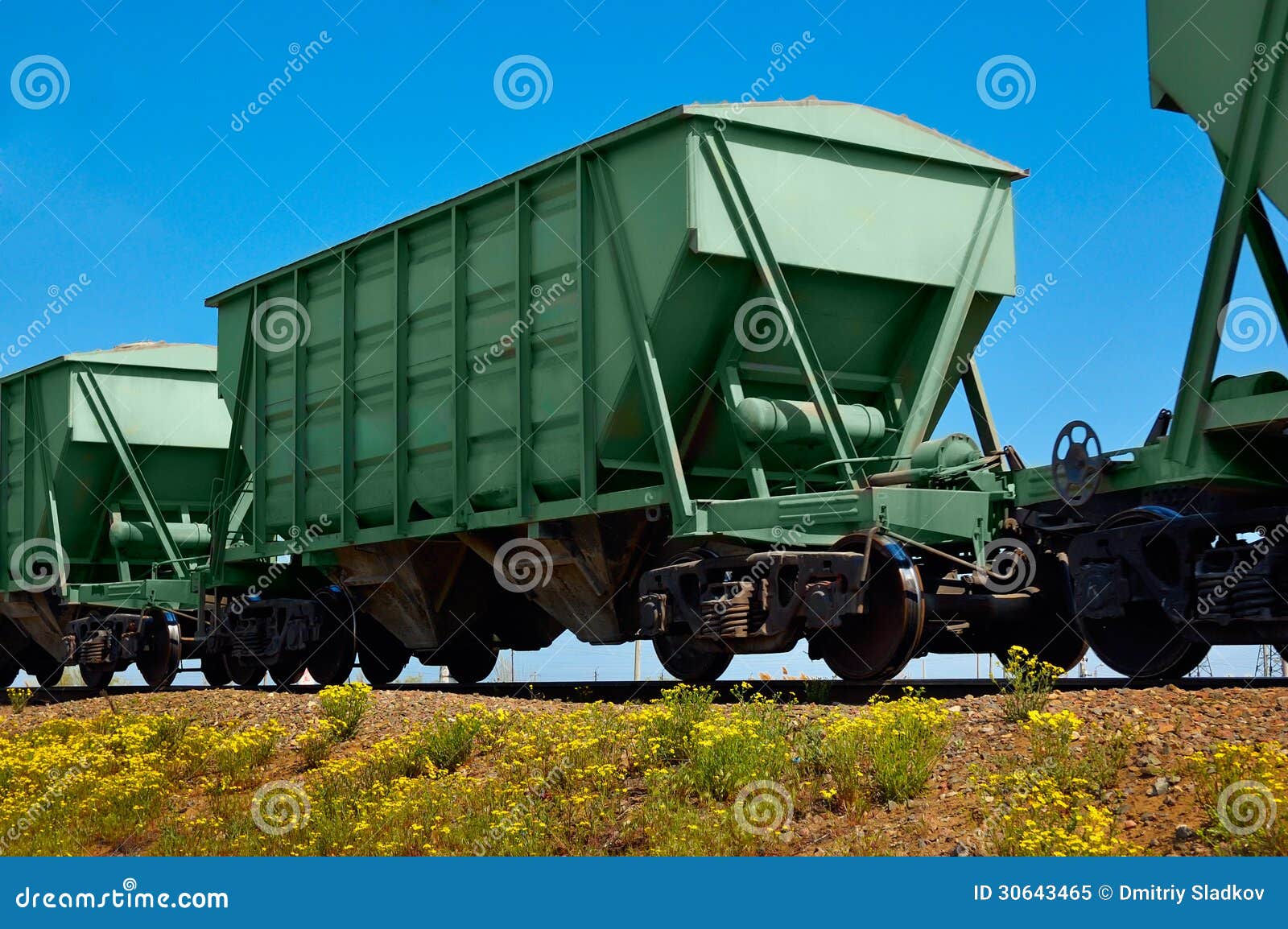 Hopper wagon stock image. Image of railways, commercial - 30643465