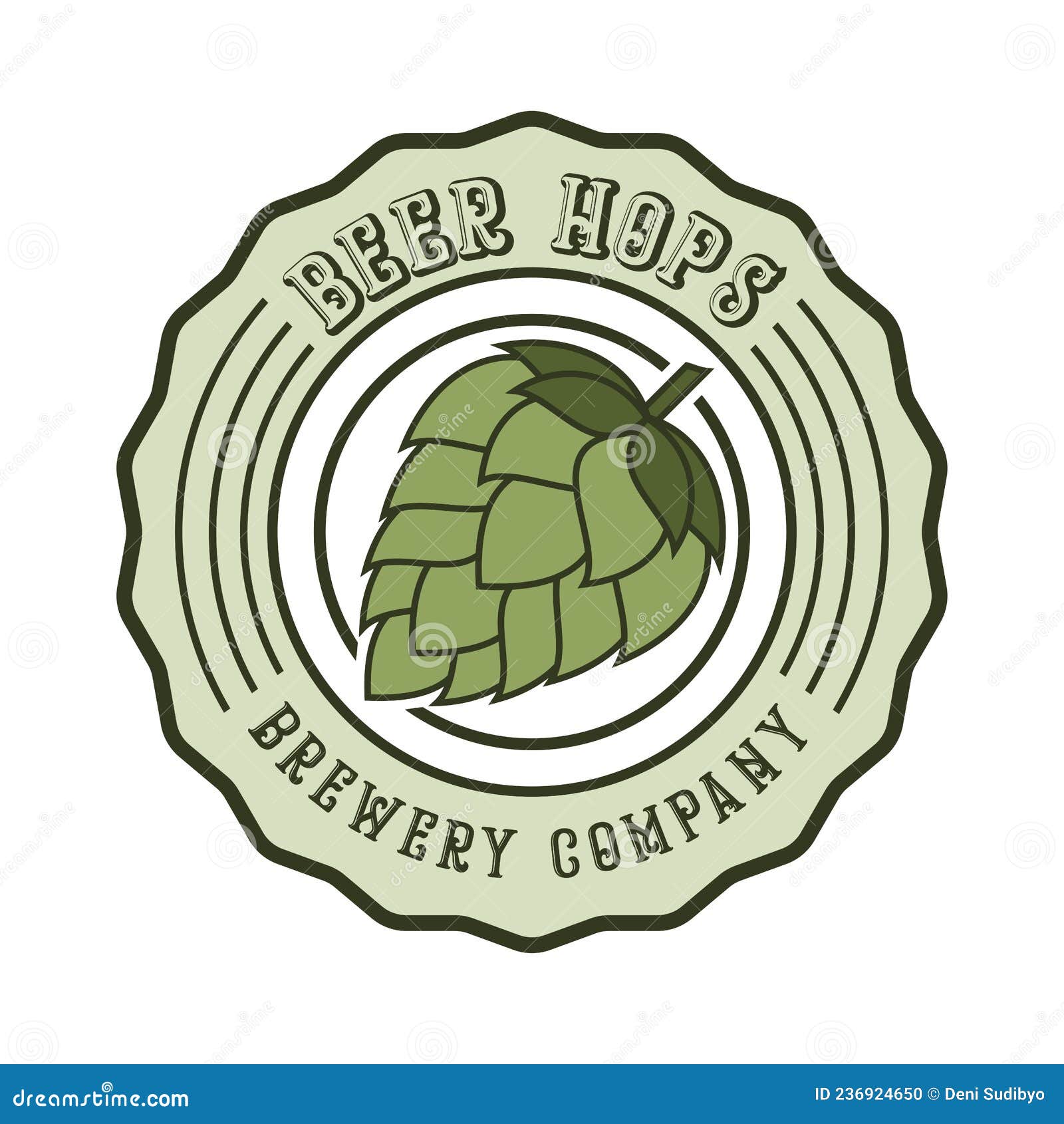 Hops Logo Vector Design Templates Stock Illustration - Illustration of ...
