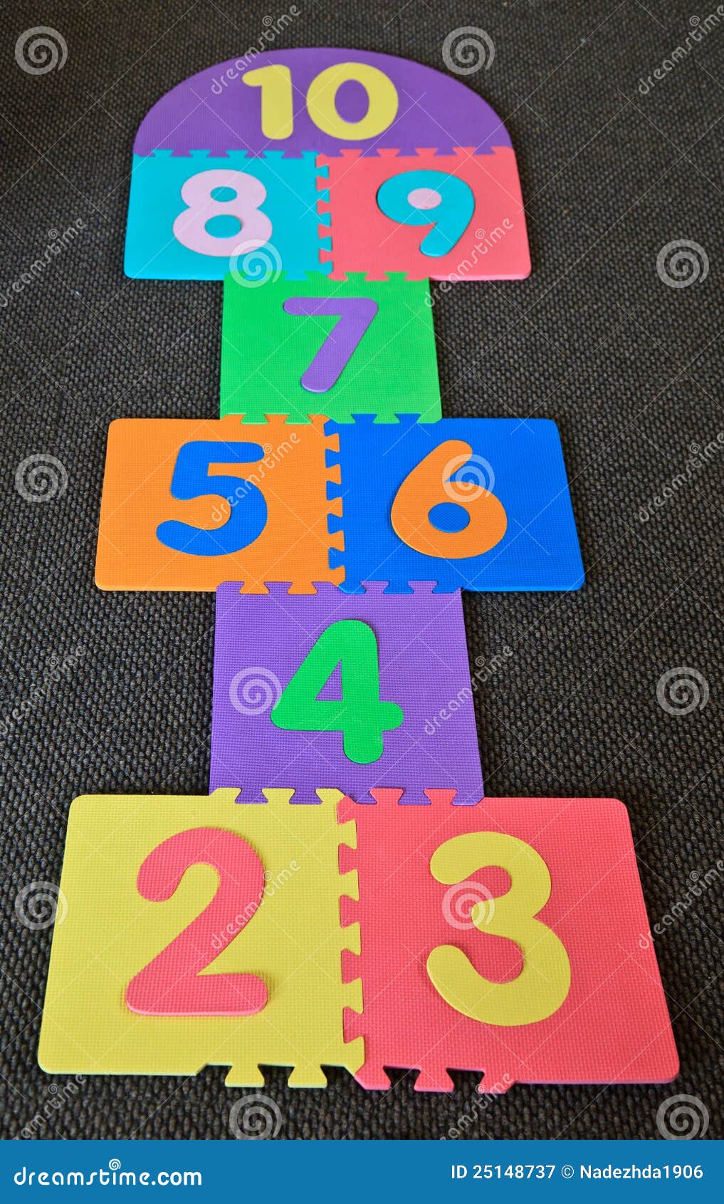 Hopscotch stock image. Image of indoor, recreation, childhood - 25148737