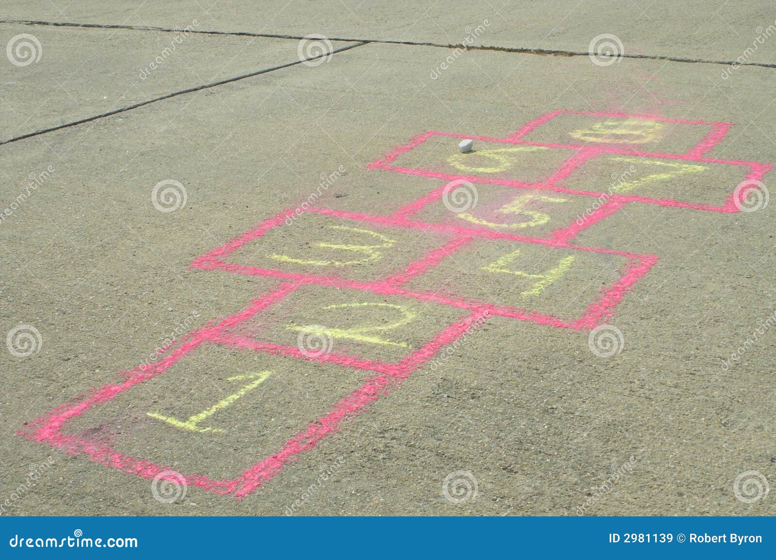 Hopscotch stock image. Image of children, child, play - 2981139