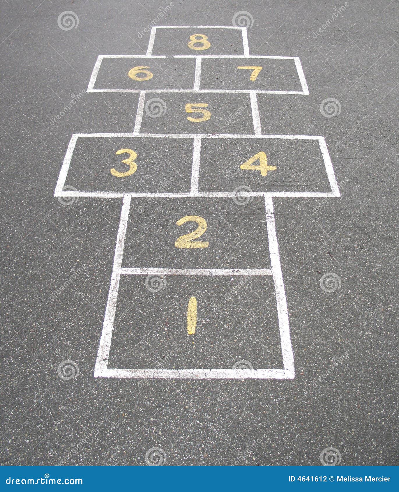 Hopscotch stock photo. Image of school, paint, jump, activity - 4641612