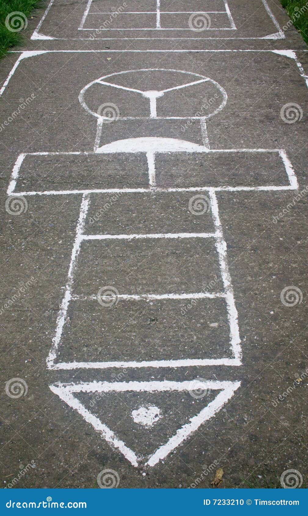 Hopscotch stock photo. Image of playful, school, hand - 7233210