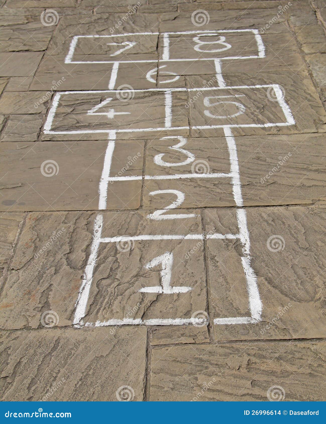 HopScotch Game. Stock Images - Image: 26996614