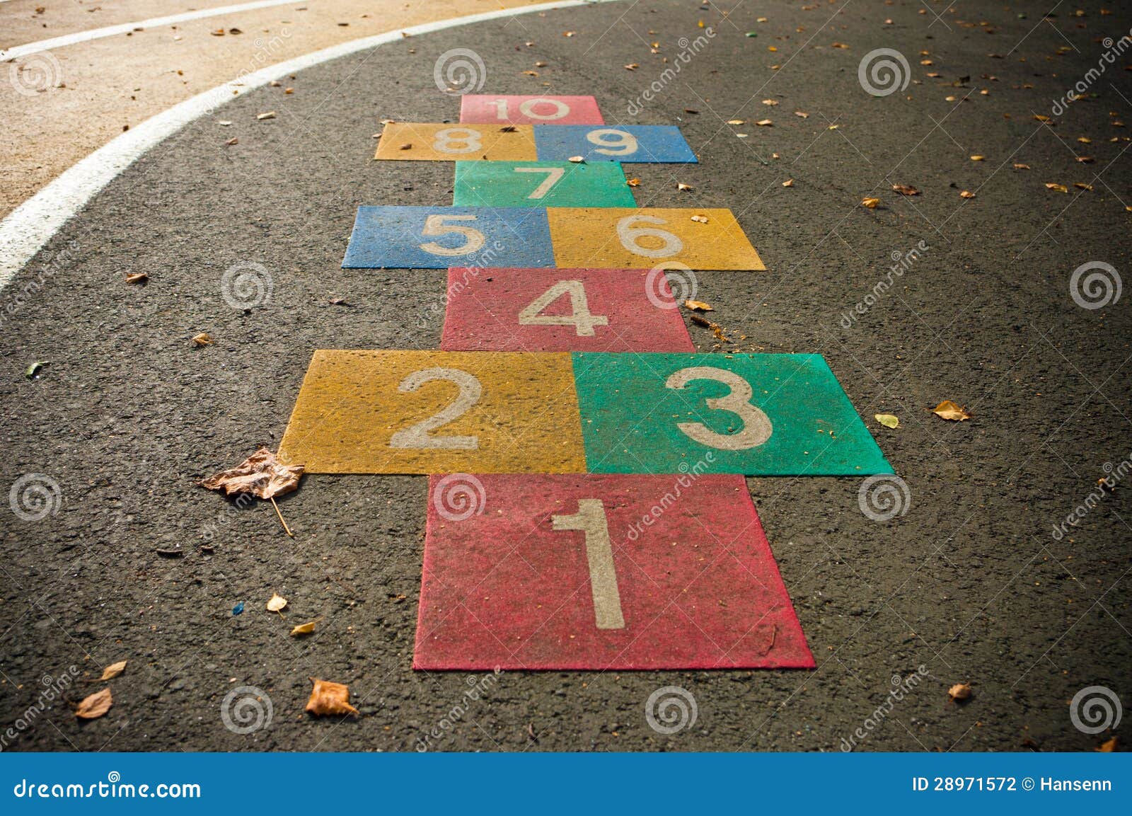Hopscotch Game Background Royalty-Free Stock Photo | CartoonDealer.com ...