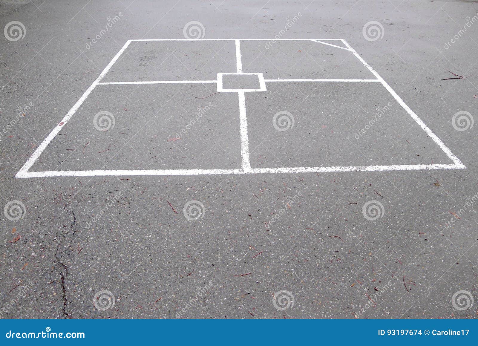Hopscotch Game Lines stock photo. Image of elementary - 93197674