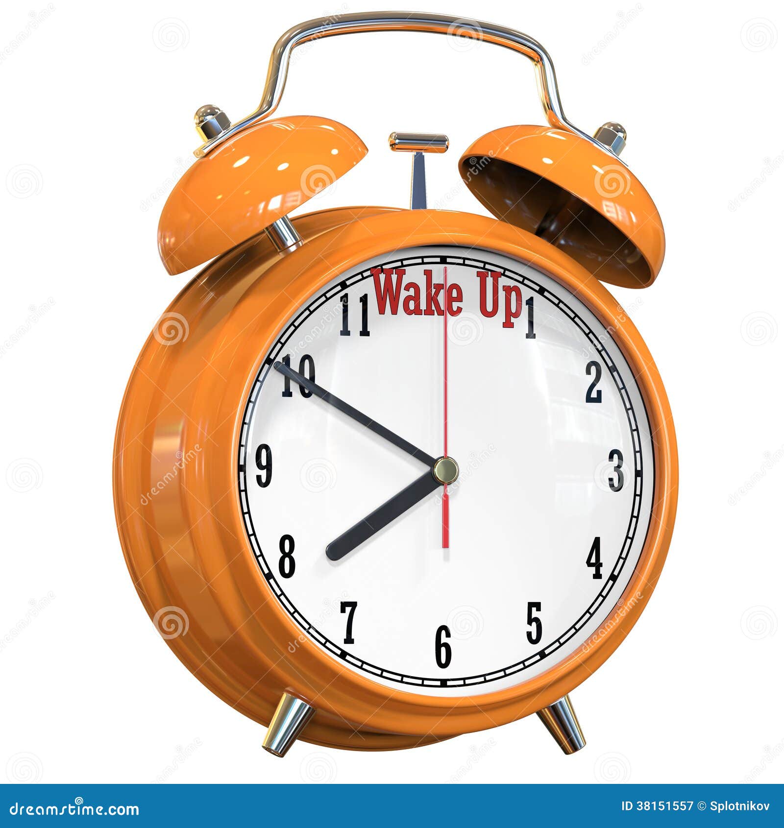 Hora de acordar!!! ilustração stock. Ilustração de alado - 38151557