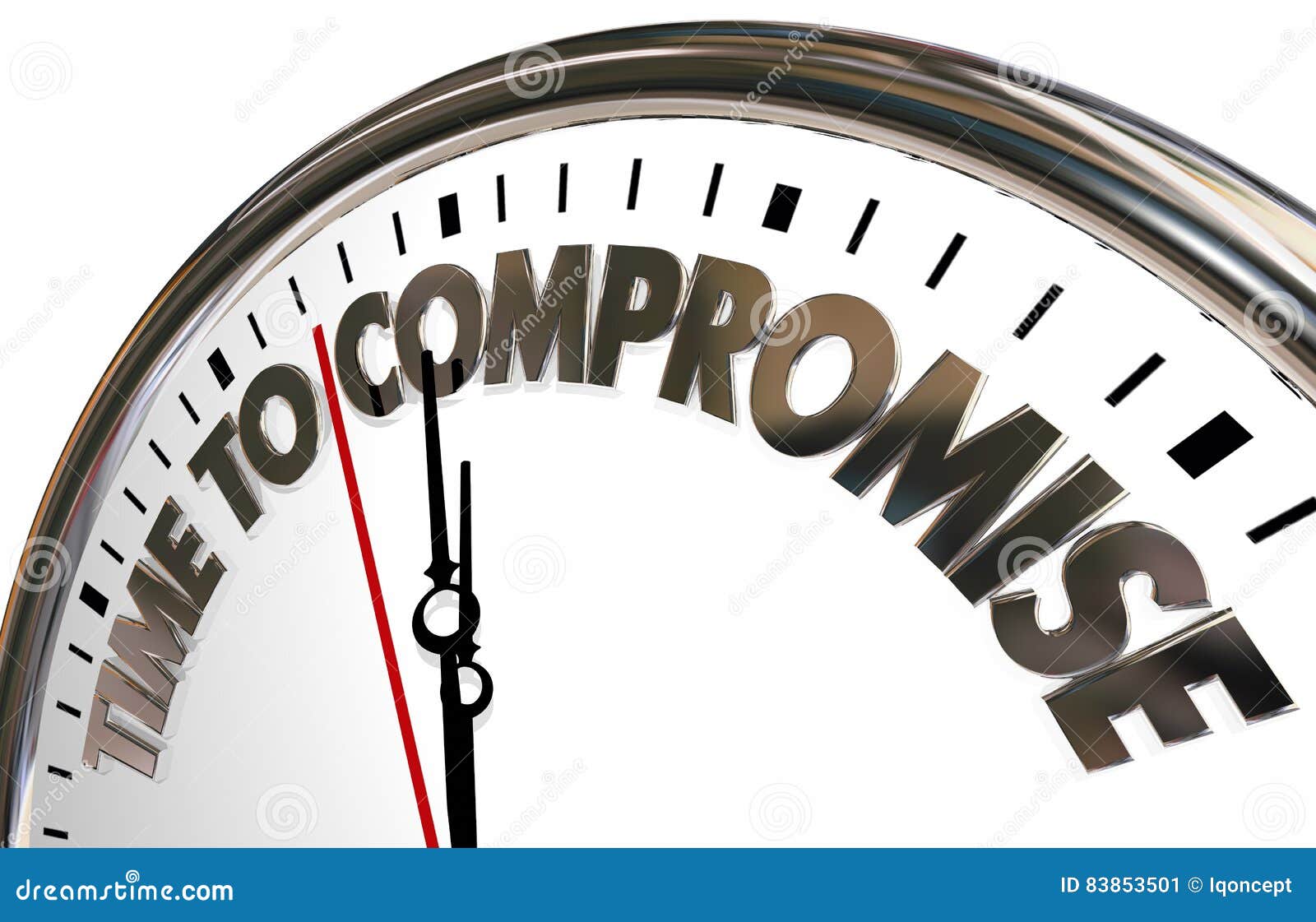 A Hora De Comprometer O Pulso De Disparo Negocia Palavras Ilustração ...