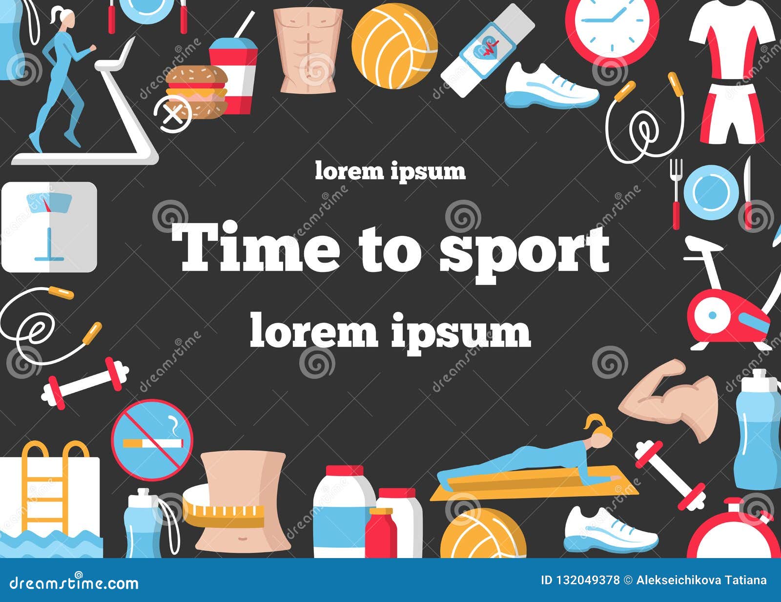 Hora De Ostentar O Cartaz Liso Ilustração do Vetor - Ilustração de ...