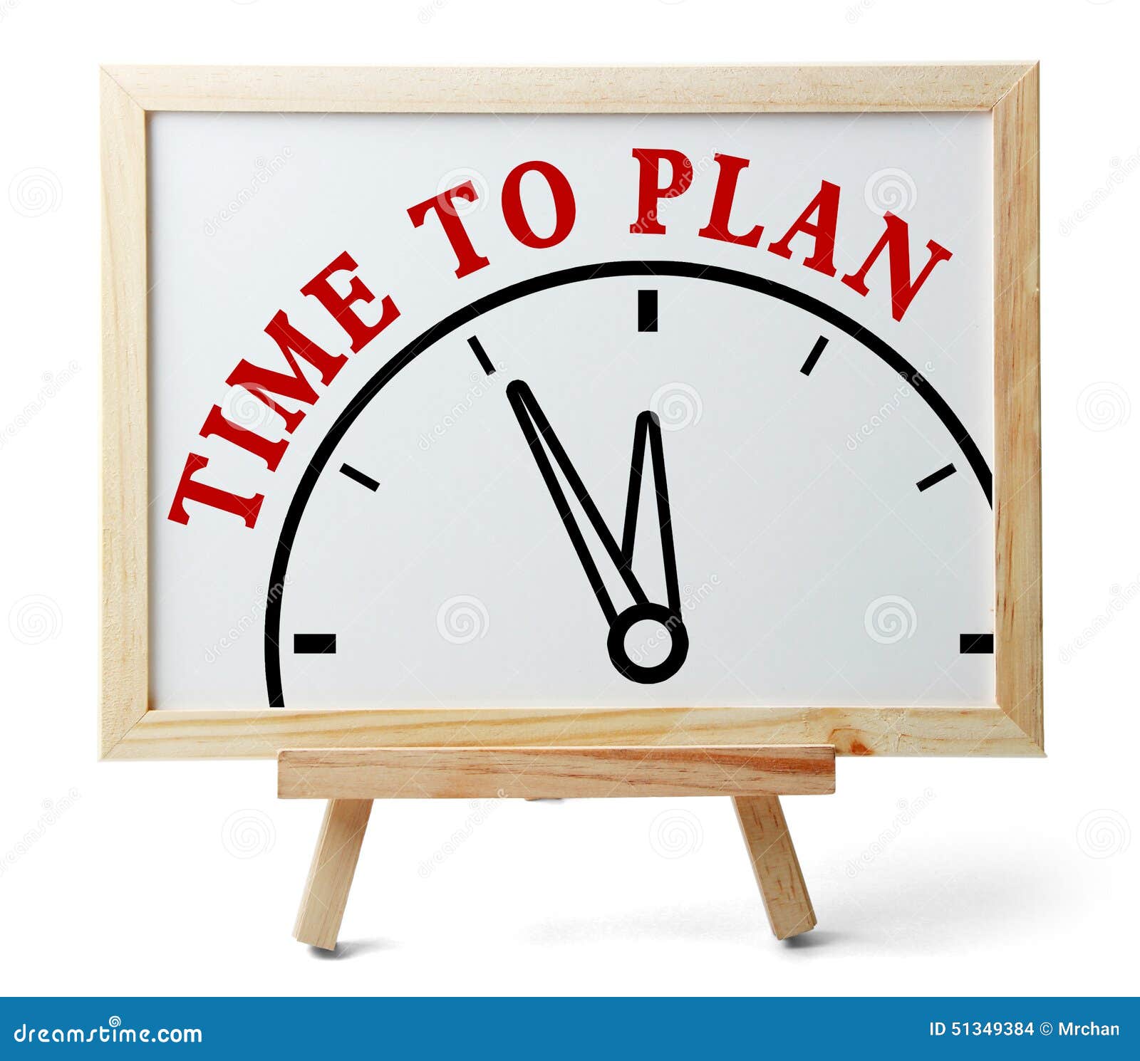 Hora de planear foto de stock. Imagem de manuscrito, placa - 51349384