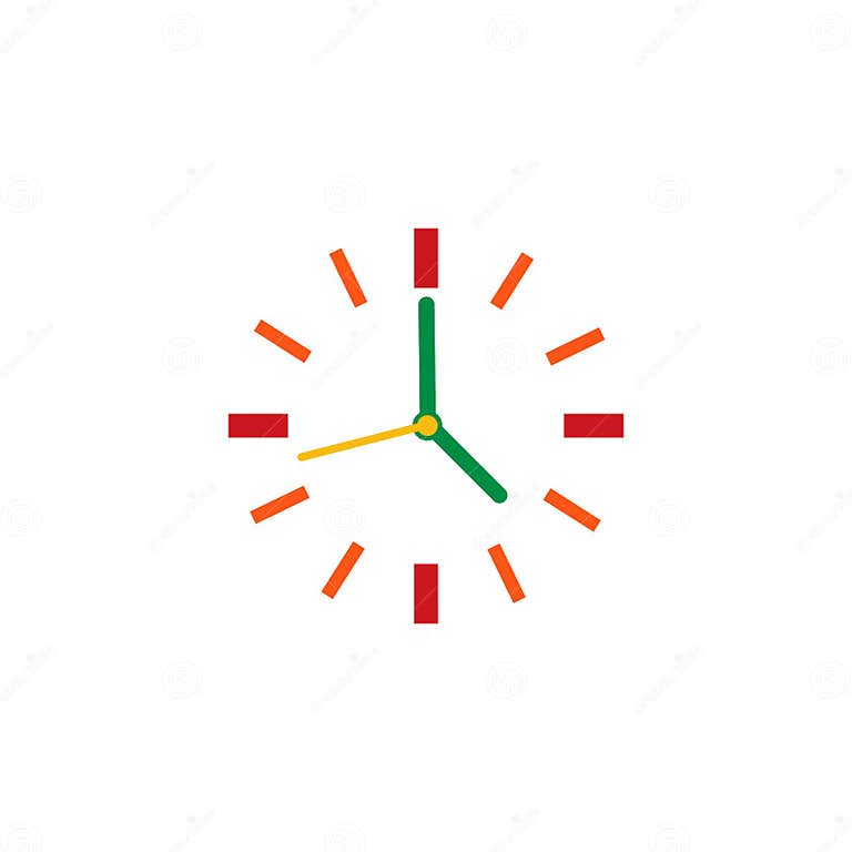 Hora Logo Icon Design ilustração do vetor. Ilustração de profissional ...