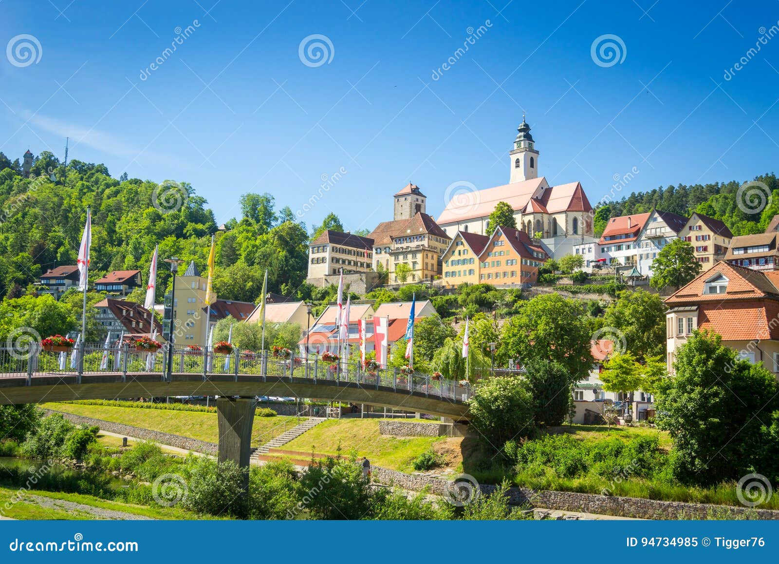 Horb, Germany stock image. Image of germany, travel, prague - 94734985