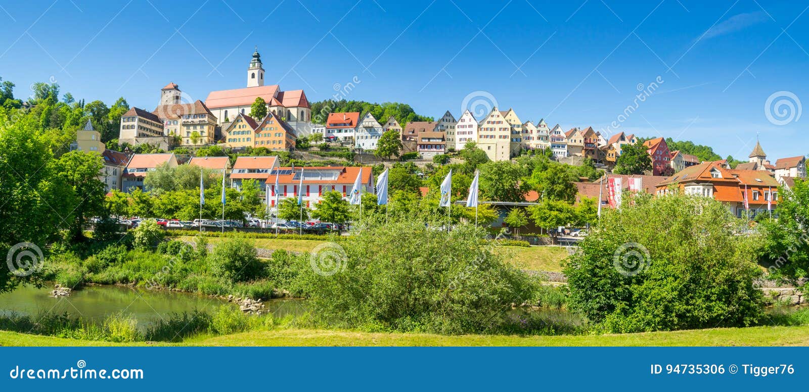 Horb, Germany stock photo. Image of tree, blue, travel - 94735306