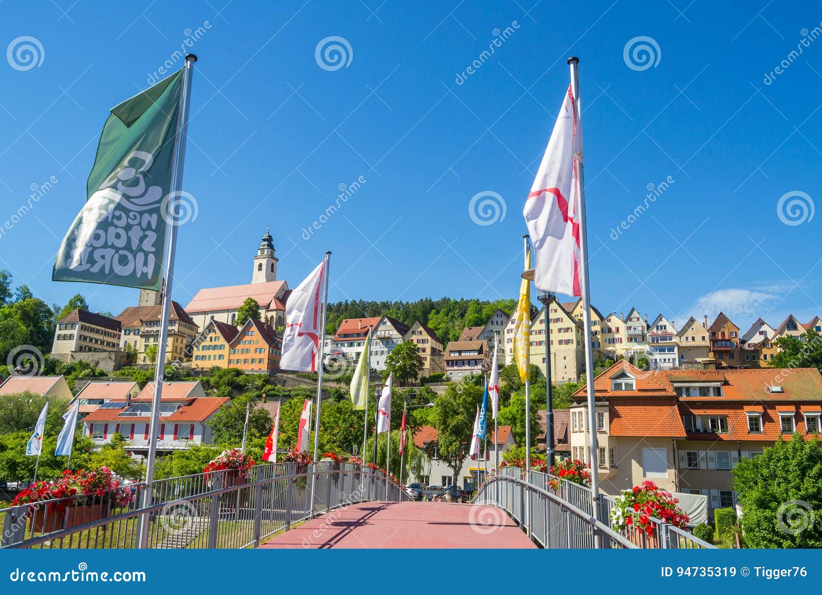 Horb, Germany editorial stock image. Image of landscape - 94735319