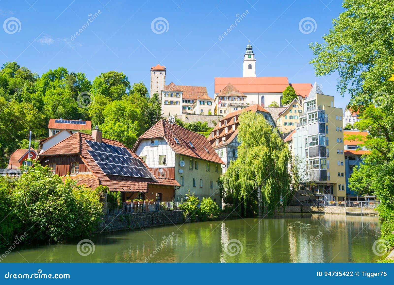 Horb, Germany stock photo. Image of ljubljana, buildings - 94735422