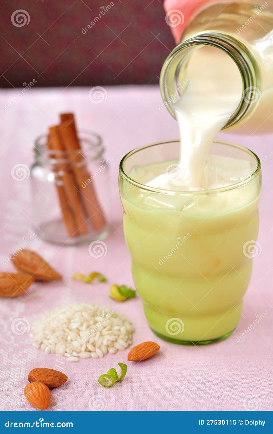 Horchata stock image. Image of bottle, natural, beverage - 27530115