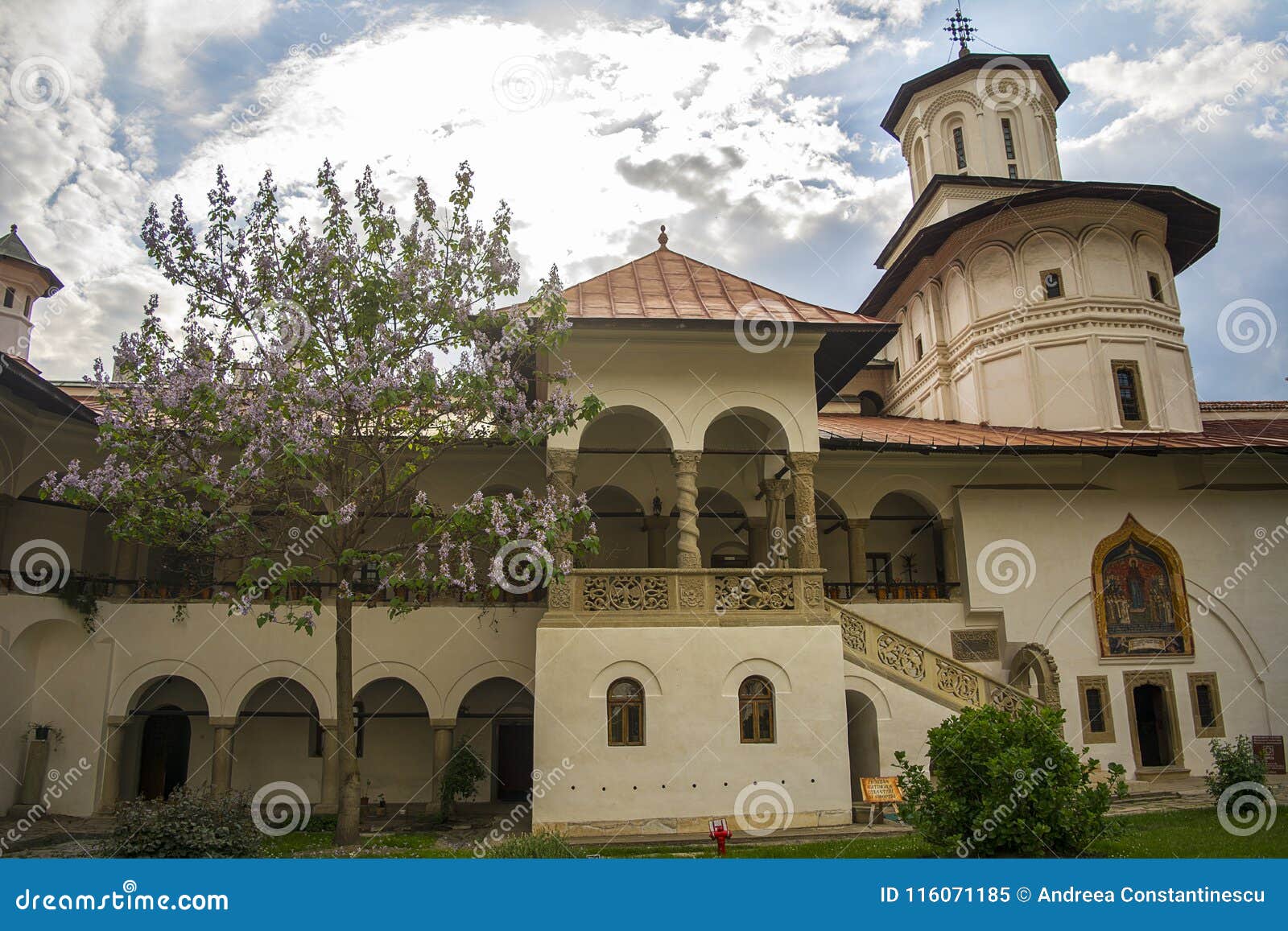 Horezu Monastery stock image. Image of historical, attraction - 116071185