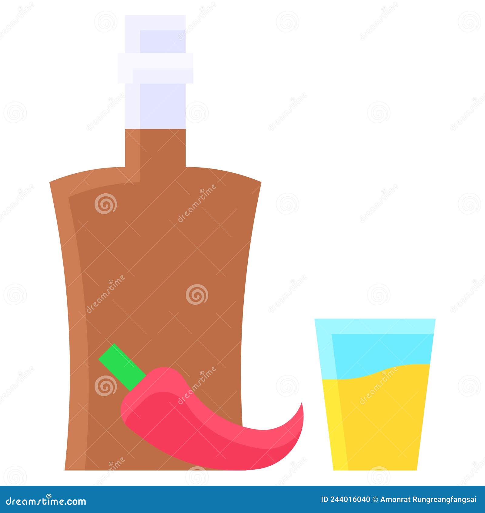 Horilka Icon, Ukraine Related Vector Illustration Stock Vector ...