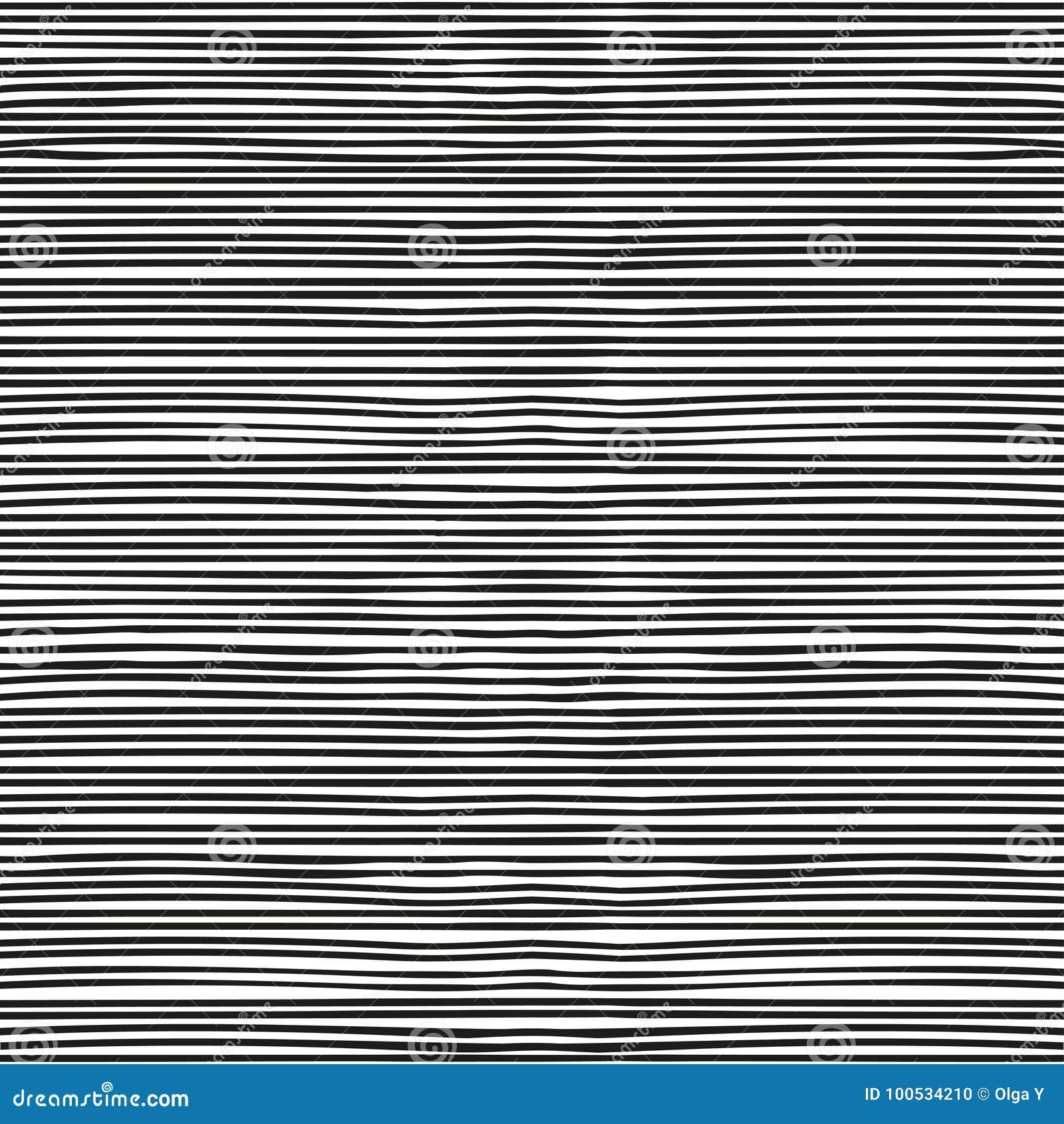 Horisontal Lines Pattern, Seamless Background Stock Illustration ...