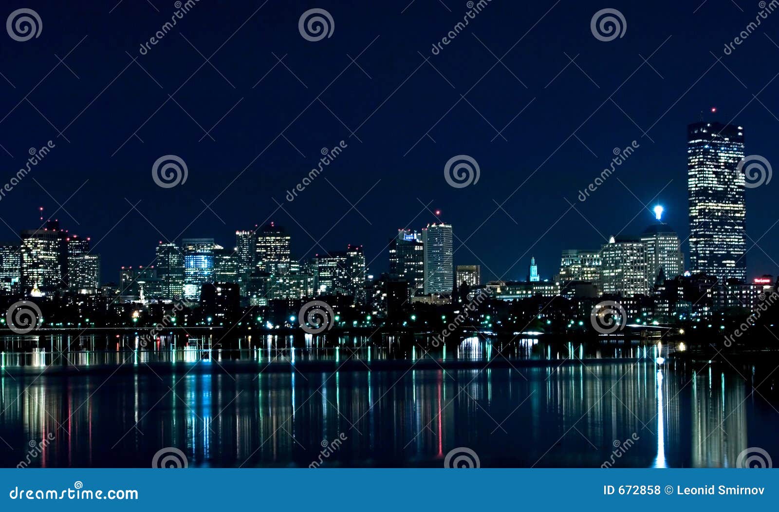 Horizon 1 van Boston stock foto. Image of landschap, stad - 672858