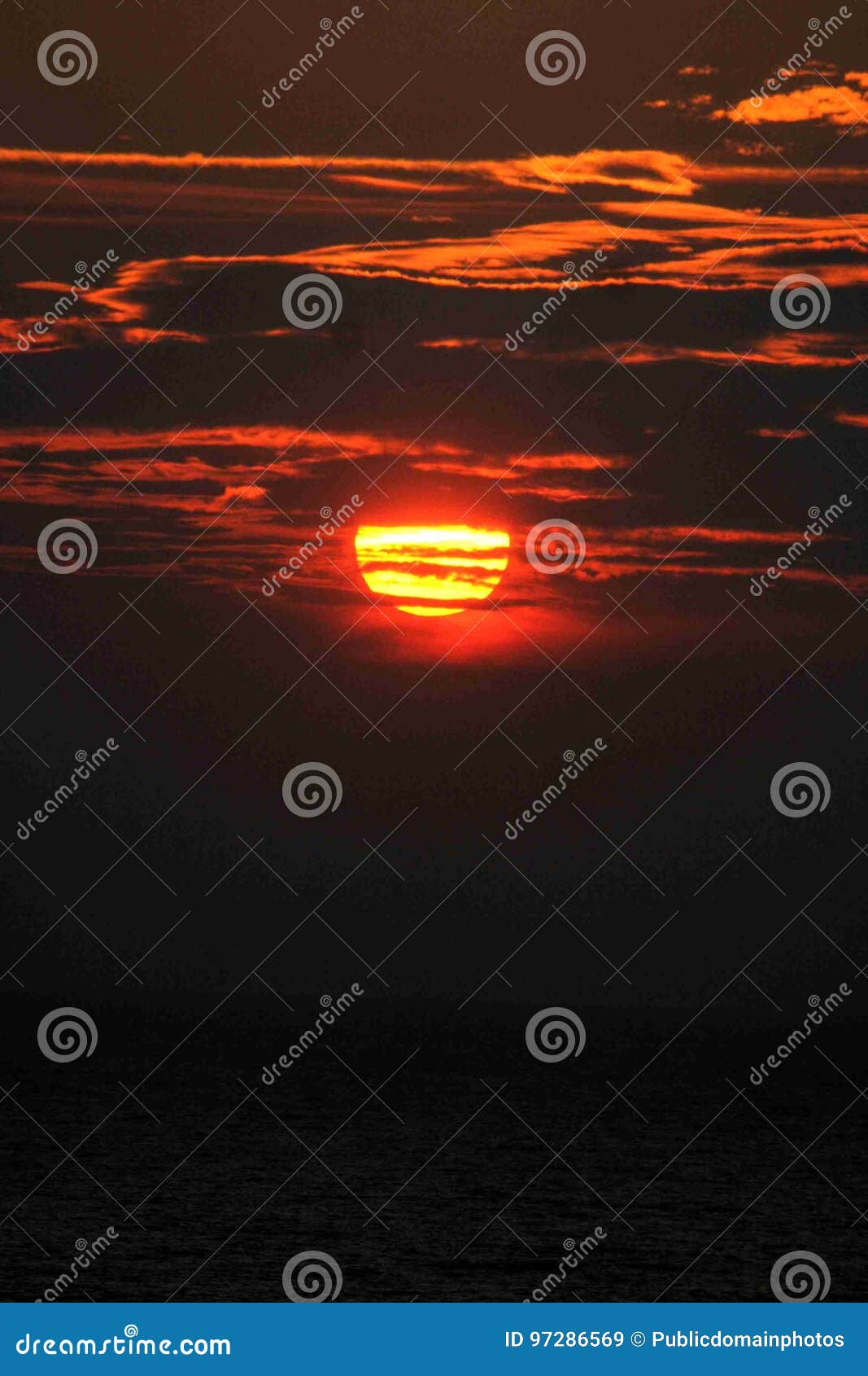 Horizon, Afterglow, Sky, Red Sky At Morning Picture. Image: 97286569