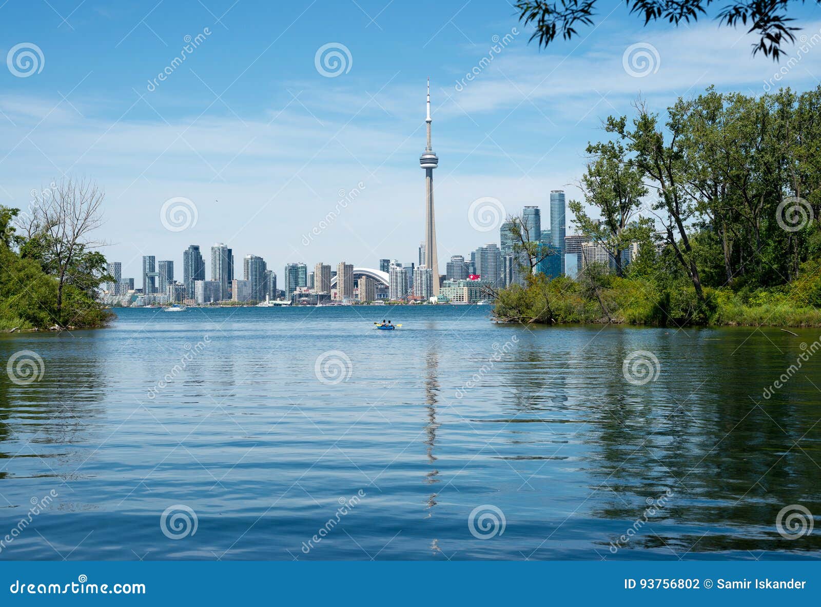 Horizon De Toronto D'île Centrale Photographie éditorial - Image of ...