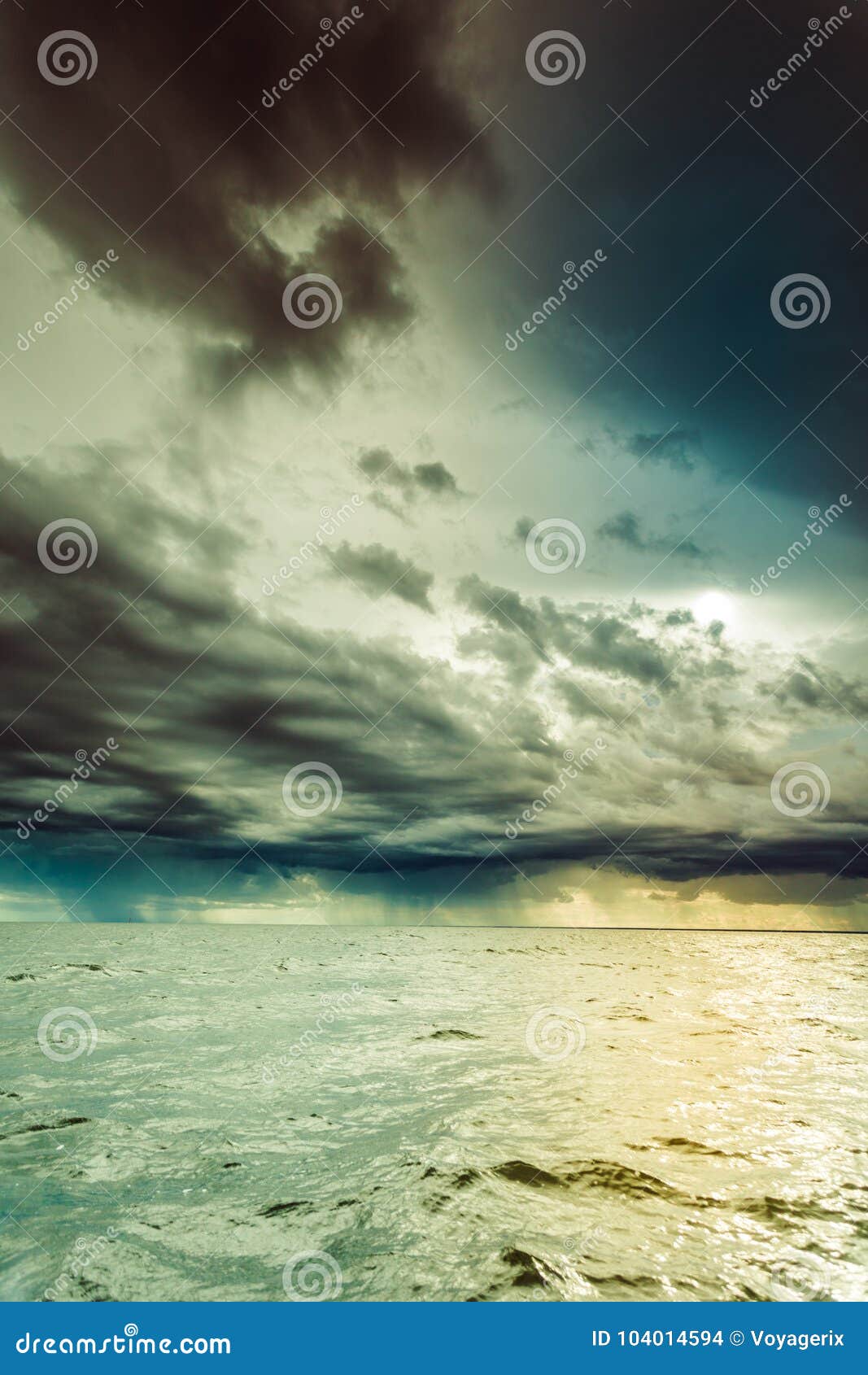 Horizon Et Ciel De Mer De Paysage Marin Photo stock - Image du nature ...