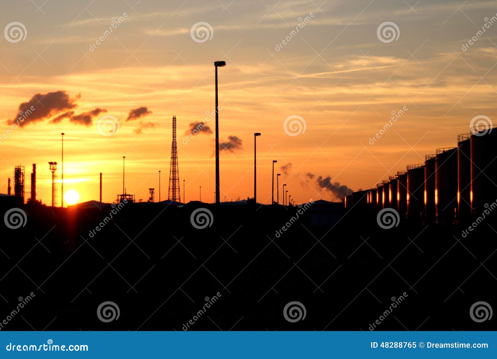 Horizon on fire stock image. Image of stage, sunset, night - 48288765