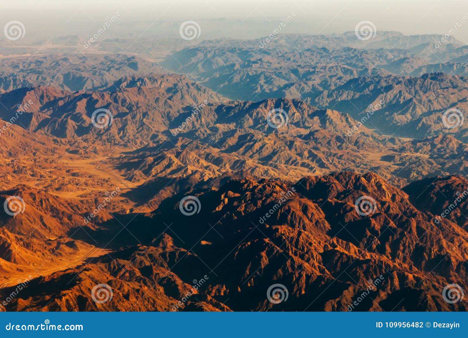 On the Horizon, the High Mountains of Egypt Stock Photo - Image of ...